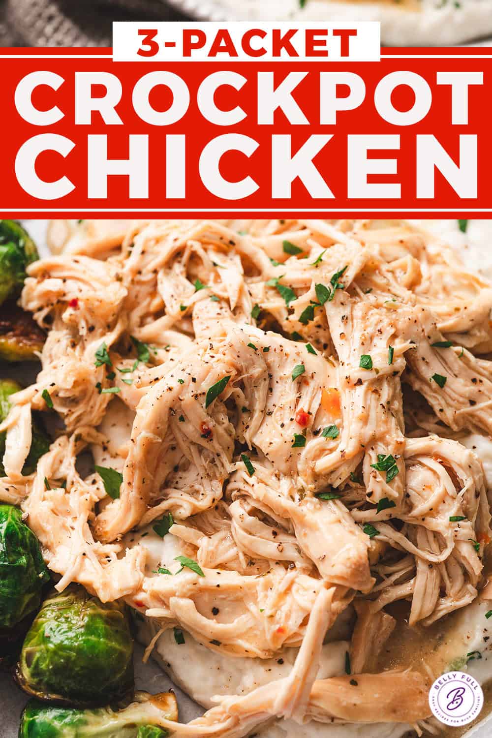 3 Packet Crockpot Chicken | Belly Full