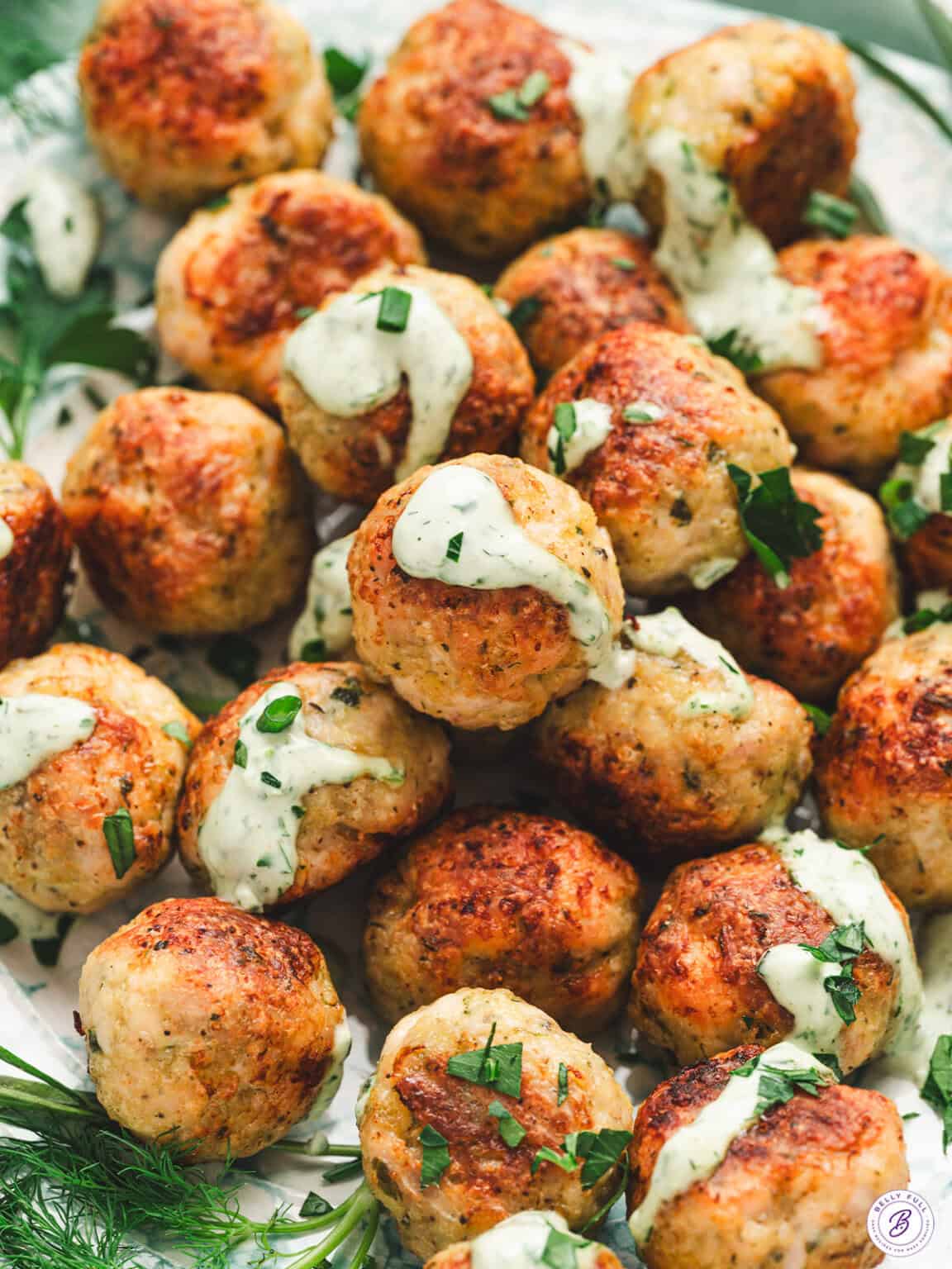 Green Goddess Meatballs